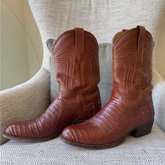 Tecovas | Shoes | Tecovas The Dillon Cowboy Boots With Caiman Leather ...